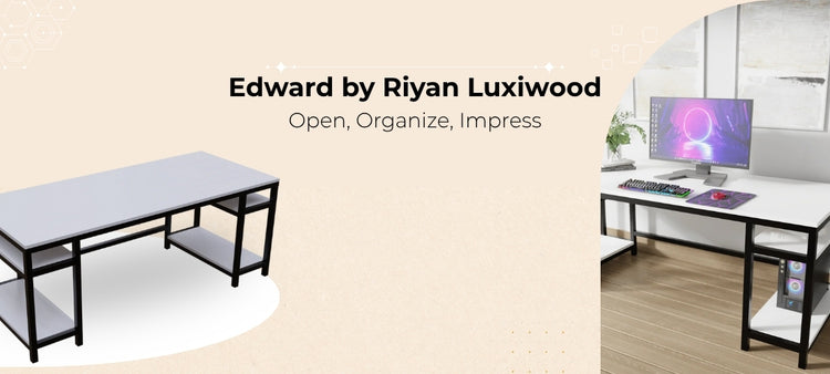 Large Computer Tables by Riyan Luxiwood