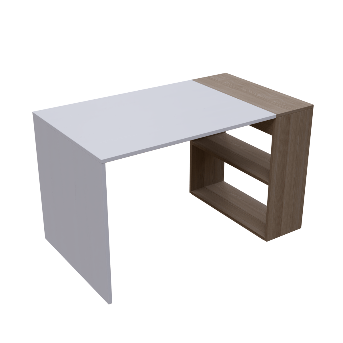 Pacific Computer Table Open With Storage By Riyan Luxiwood.