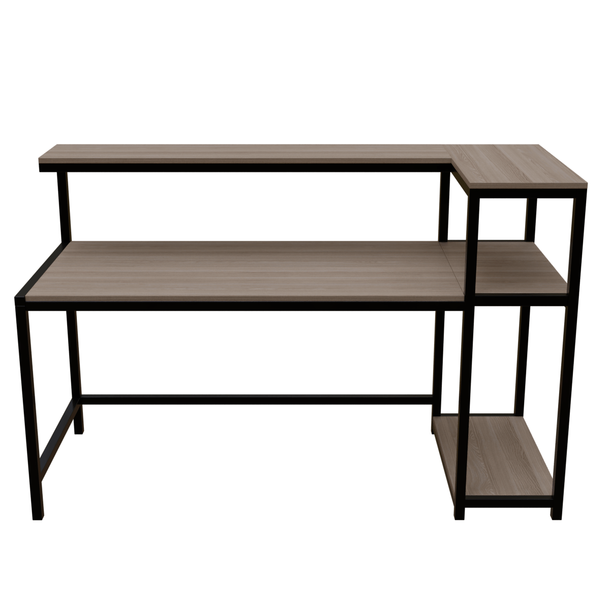 Patrick Computer Table With Open Storage.